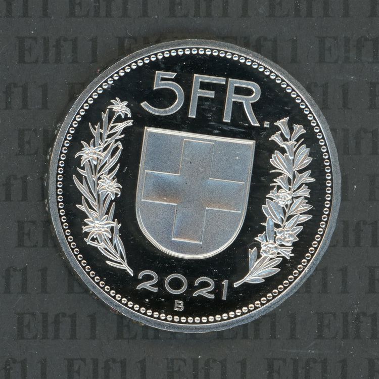 CHF___5.00 2021 stgl * aus Stgl-Münzsatz! 5 Franken | Kaufen auf Ricardo