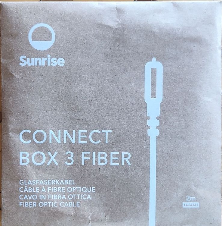 Glasfaserkabel für Modem (2 Meter) (Neu und originalverpackt) in ...