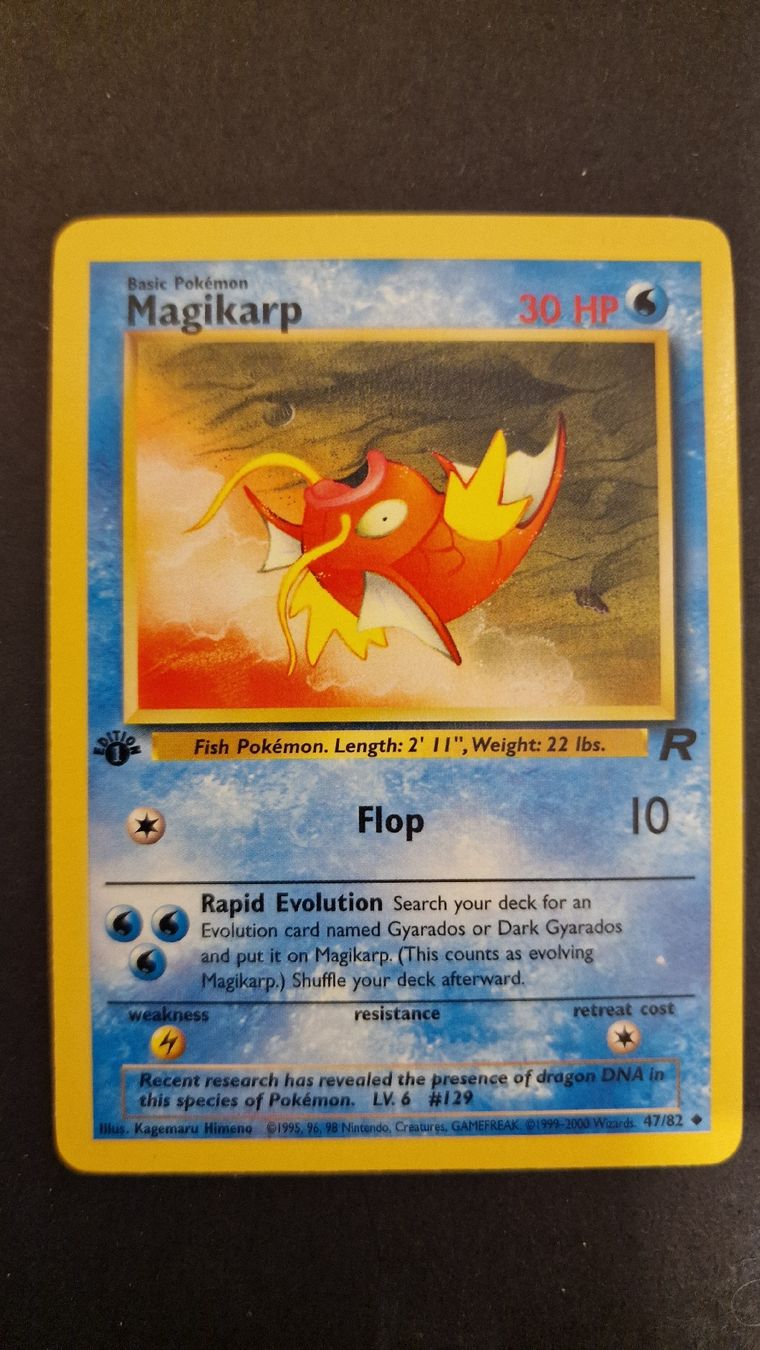 Magikarp (1st Edition) #47 - Pokemon Team Rocket (Gebraucht) in Veytaux ...