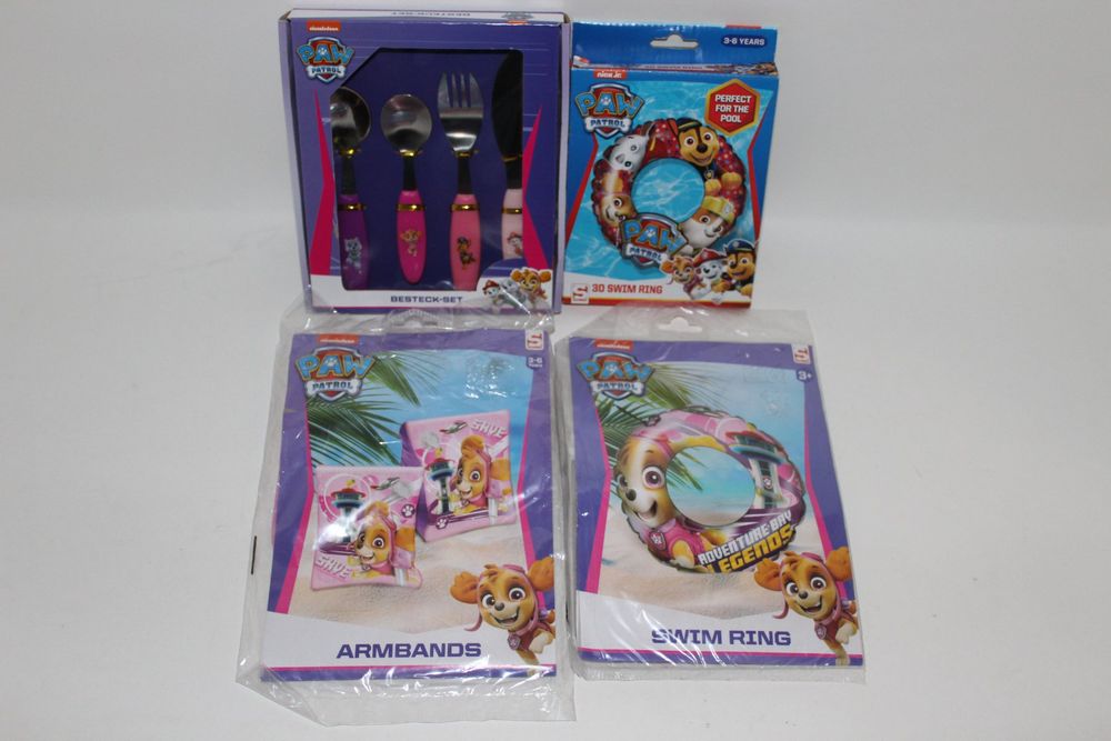 Paw Patrol Besteck und Schwimmzubehör Set 7-teilig (Neu und ...