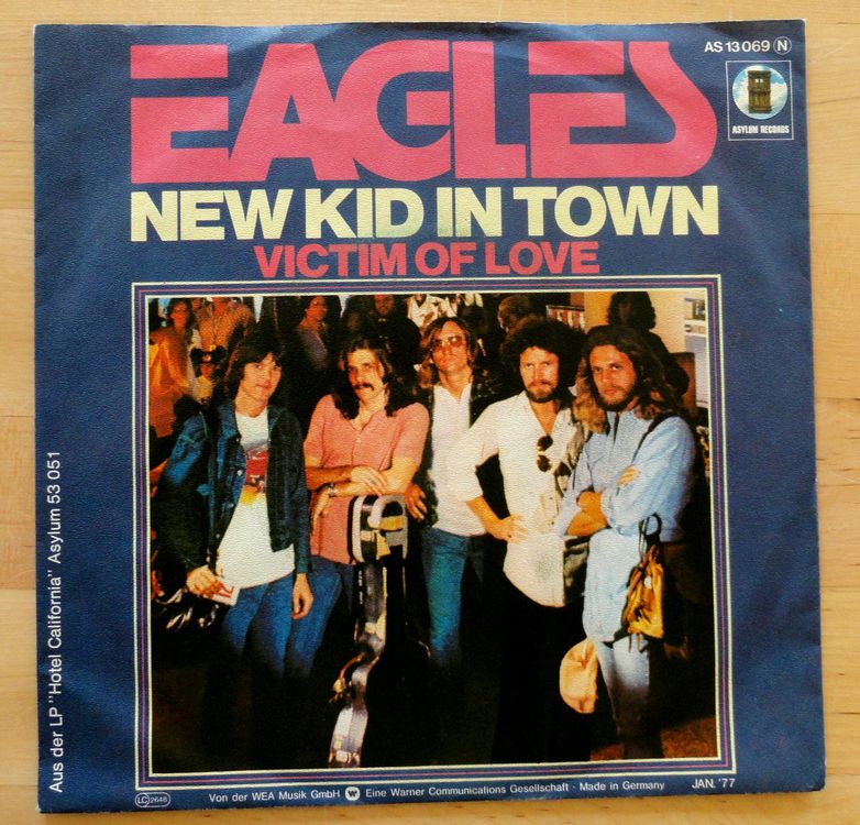SI EAGLES new kid in town KULTSONG 1976 mint | Kaufen auf Ricardo