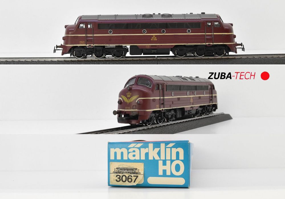 Märklin 3067 Diesellok MY 1100 DSB H0 WS Analog mit OVP | Kaufen auf ...