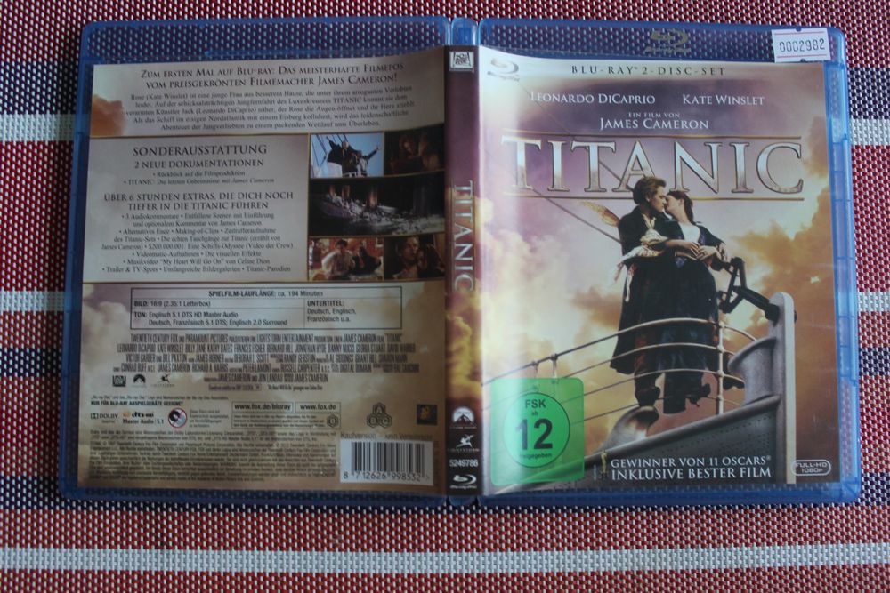 TITANIC Blu-ray Disc 2 Disc Set (Gebraucht) in Geroldswil für CHF 2 – mit Lieferung auf Ricardo ...