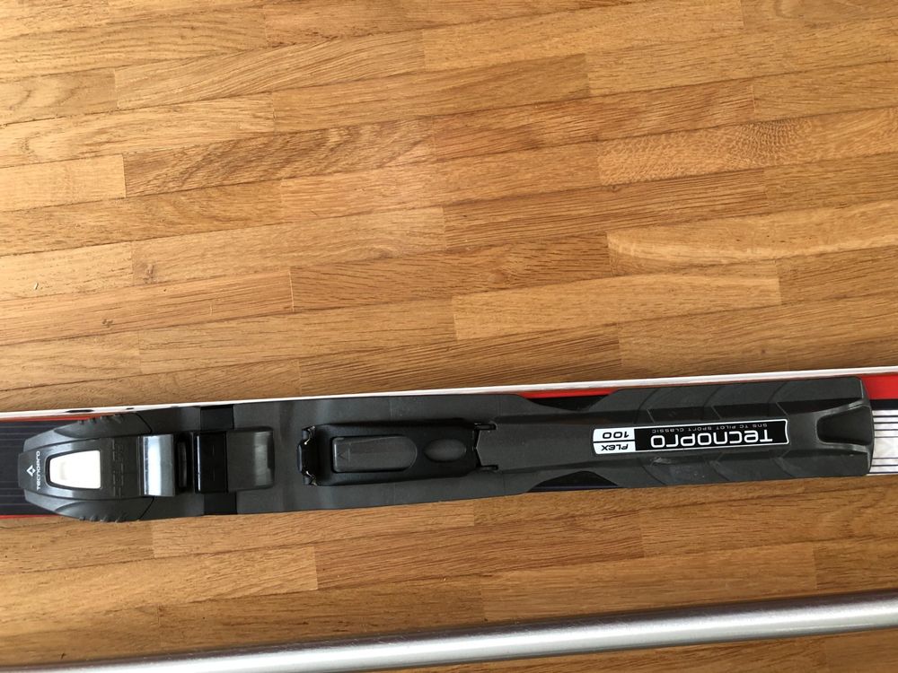 Tecnopro Langlauf Ski Classic mit INOVIC Stöcken Alu beides (Gebraucht ...