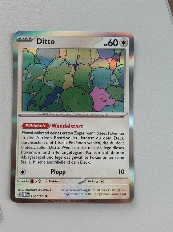 Ditto DEUTSCH HOLO - Pokemon 151 Mew | Kaufen auf Ricardo