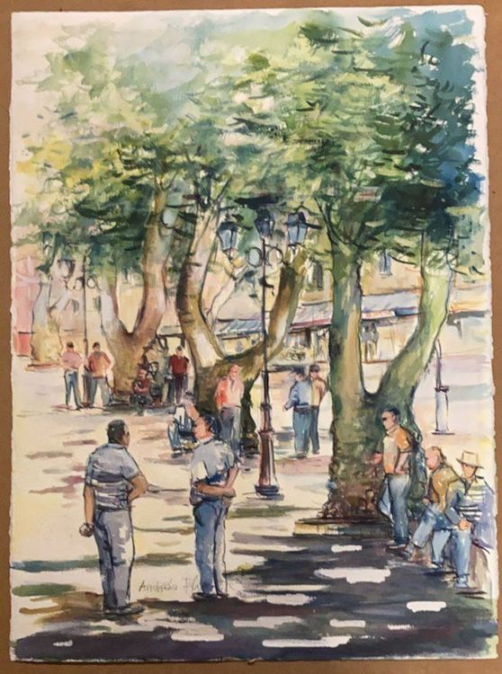 Aquarell von Andrea Filipovic (ID b2102) (Gebraucht) in Gelterfingen ...