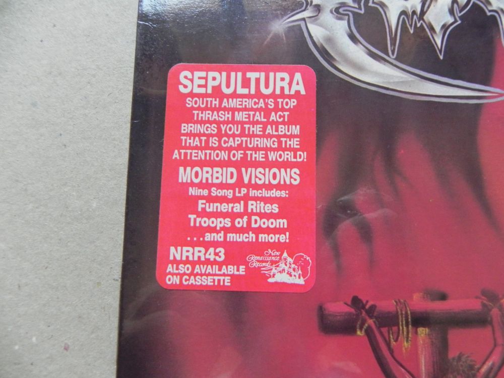 LP Death Thrash Metal Band Sepultura 1987 Morbid Vision | Kaufen auf ...