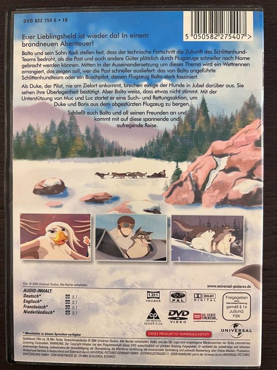 Balto 3 - Sein grösstes Abenteuer (Gebraucht) in Zürich für CHF 4.9 ...