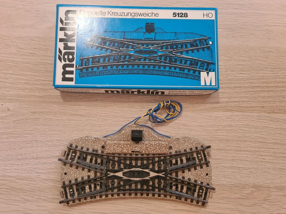 Märklin 5128 doppelte kreuzungsweiche H0 (Neu und originalverpackt) in ...
