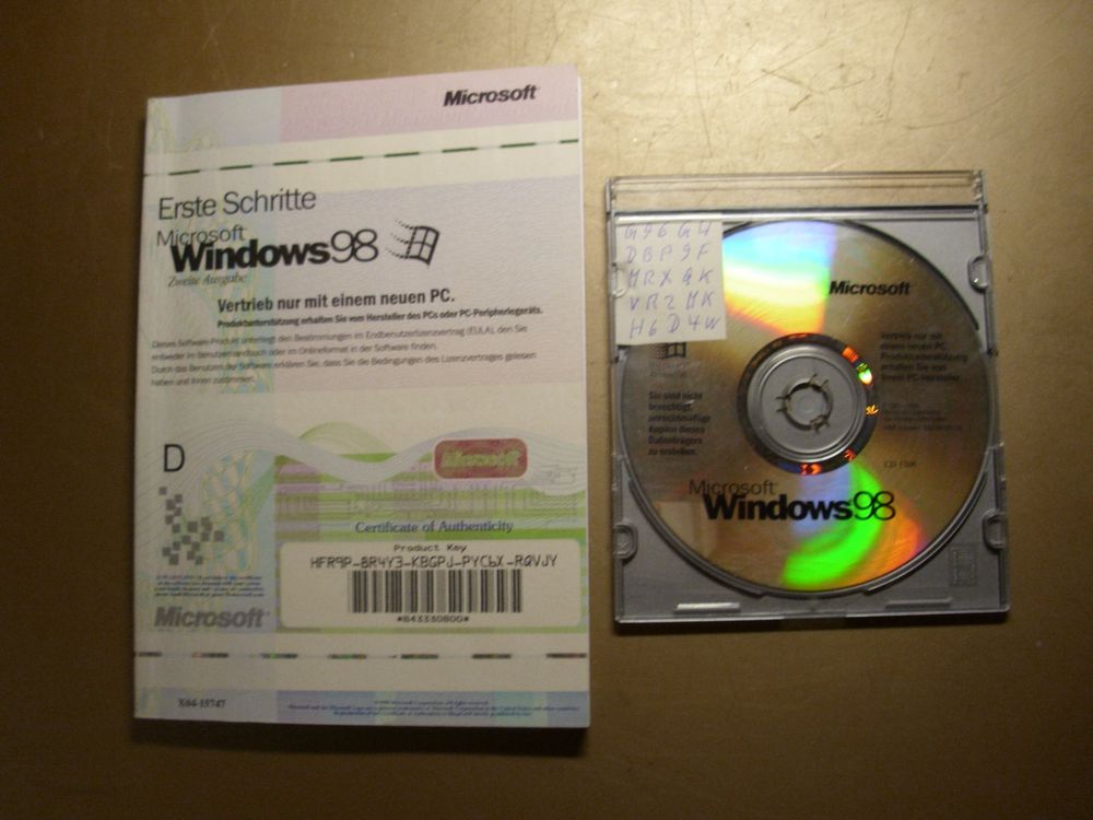 Windows 98 (Gebraucht) in Oberengstringen für CHF 10 – mit Lieferung ...