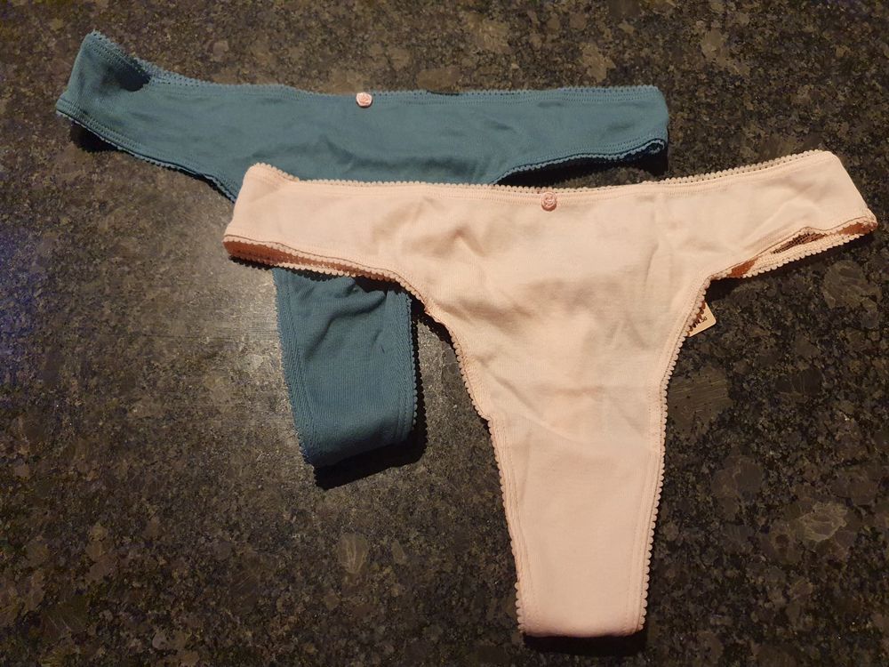 2er-Set Strings (Thong) von Victoria's Secret / Pink, L (Neu und ...