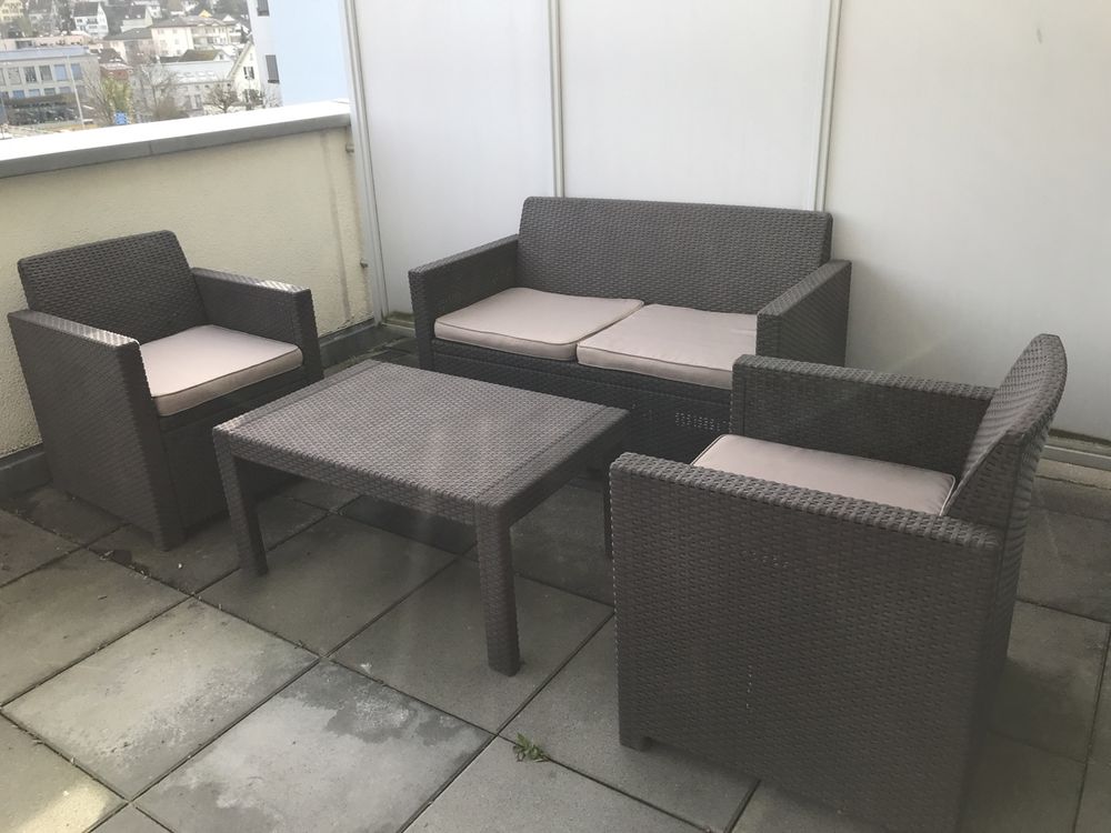 Rattan Balkon Lounge | Kaufen auf Ricardo