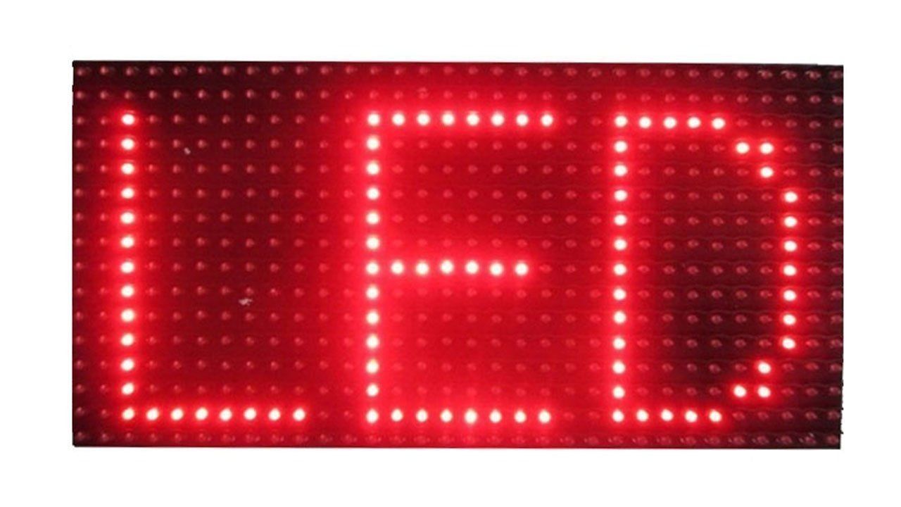 LED Dot Matrix Display 16x8 ROT, 120x60 mm (Neu (gemäss Beschreibung ...