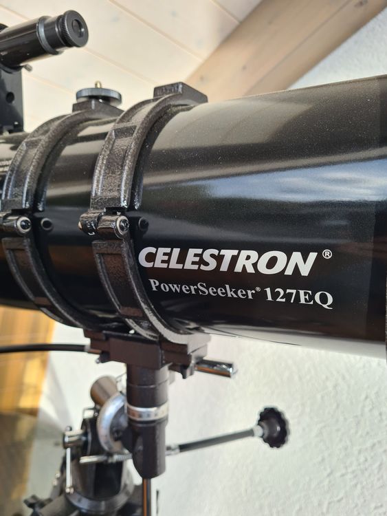 Teleskop Celestron PowerSeeker 127 EQ Telescope Mond, Sterne (Gebraucht ...