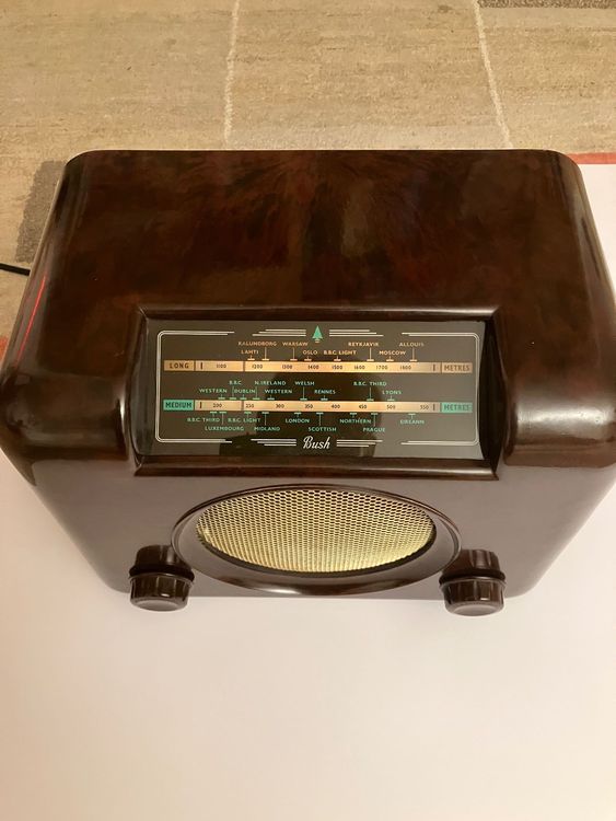 Bakelite Röhrenradio Bush DAC 90 mit Bluetooth Modification (Gebraucht ...