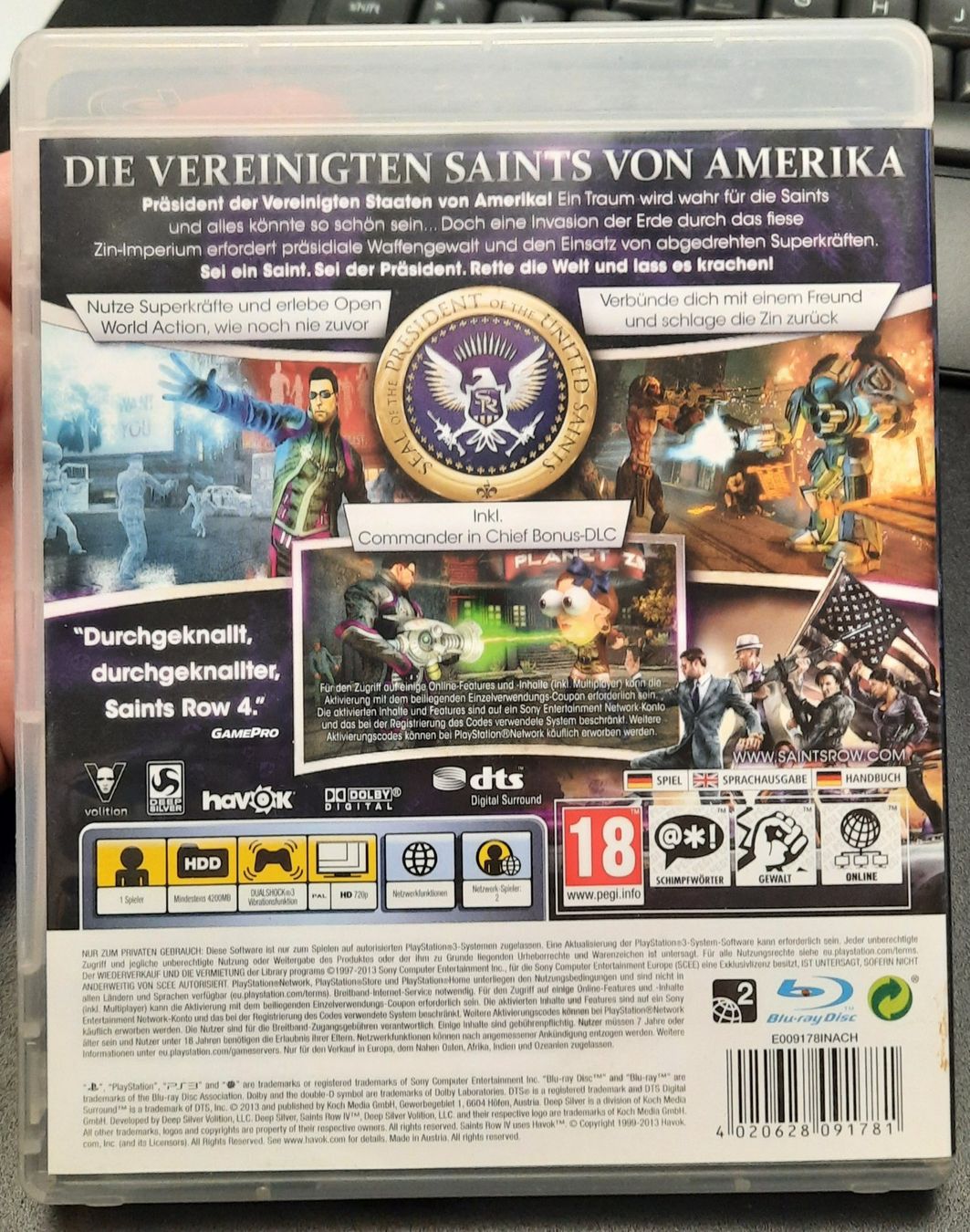 ''Saints Row 4'' für PlayStation 3 (Gebraucht) in Bubendorf für CHF 1 ...