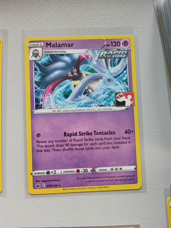 Malamar - Pokemon TCG Prize Pack Stamp Stempel (Gebraucht) in ...