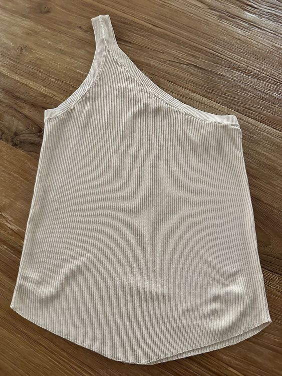 One-Shoulder-Top beige Zara Gr. XL (Neu (gemäss Beschreibung)) in ...