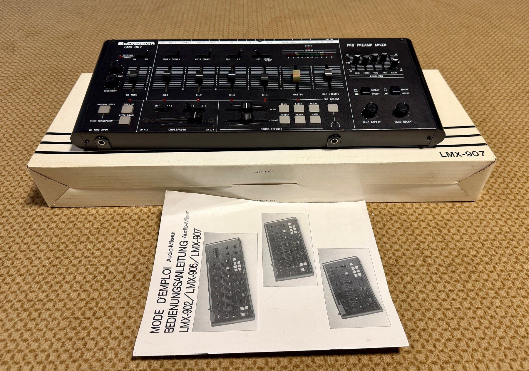 Mischpult für DJ's, Mik.-Betrieb, mit Effekten, LMX-907 (Neu und ...