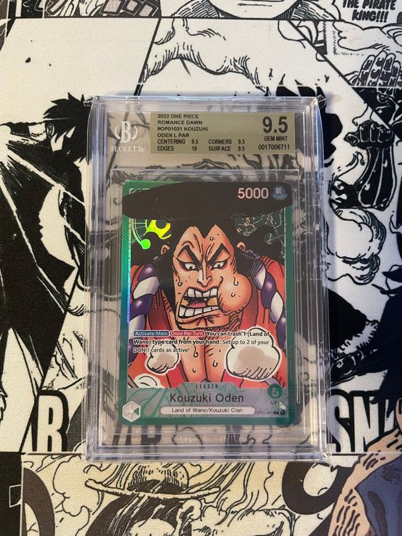 One Piece Kozuki Oden OP01-031 BGS 9.5 Gem Mint | Kaufen auf Ricardo