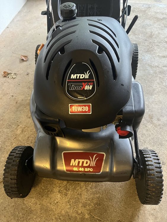 Benzinrasenmäher MTD 46 SPO mit Radantrieb | Kaufen auf Ricardo
