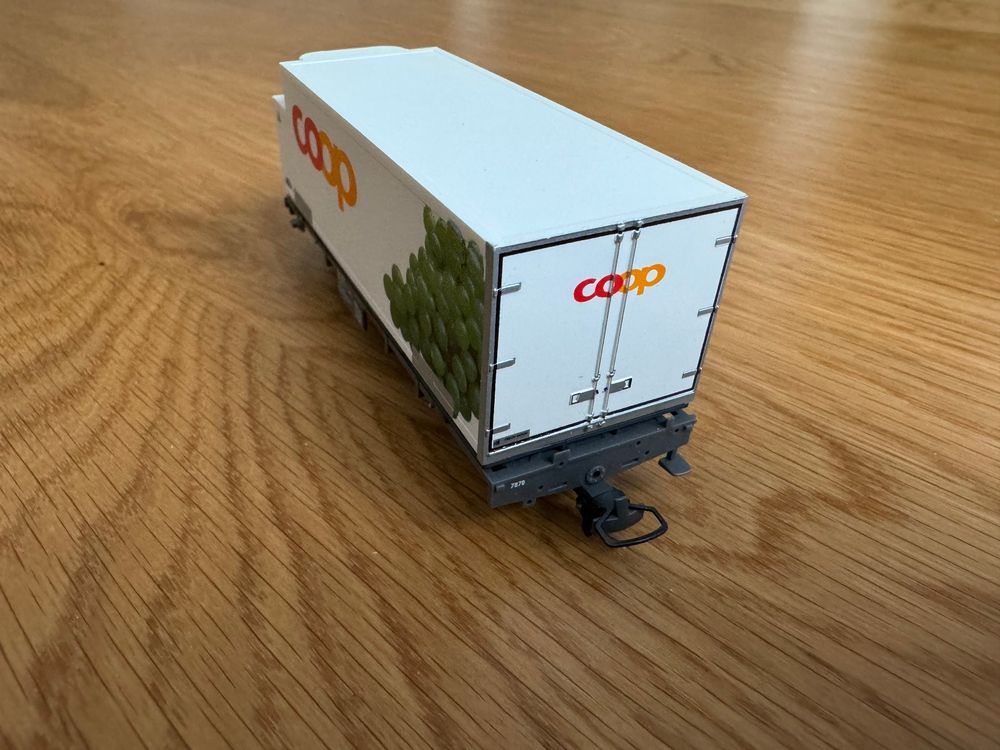 Bemo RhB Lb-v 7870 Coop Container Raisin aus 7469 111 Set (Gebraucht ...