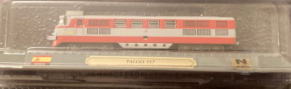 Talgo 352-Diesellok-Standmodell-Del Prado Collection-Spur N (Neu und ...