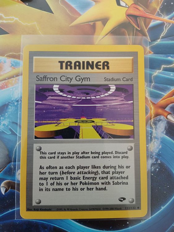 Saffron City Gym - Vintage Pokémon TCG Karte (Gebraucht) in Altstätten ...