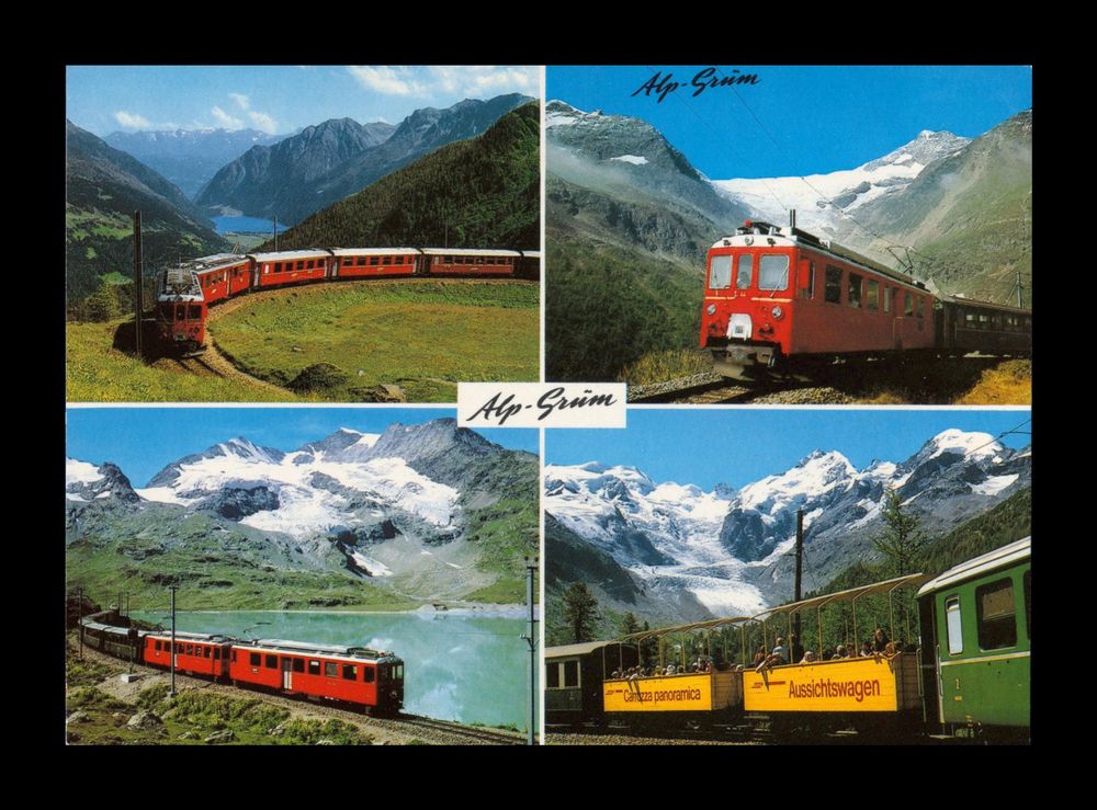 1991 ALP GRÜM Bernina-Express 4 Bilder (Rhätische Bahn) | Kaufen auf ...