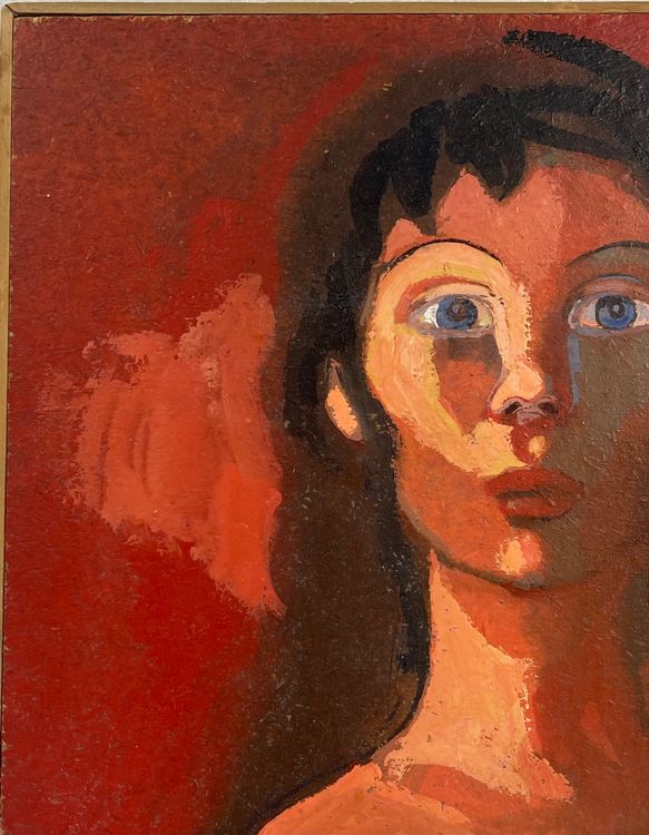 Potrait Gemälde von einer Dame | Kaufen auf Ricardo