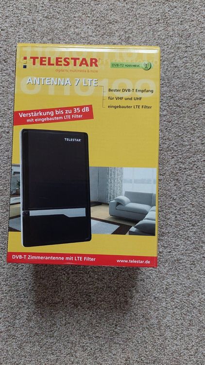 Aktive DVB-T Antenne von Telestar (DVB-T2 H265/HEVC9 (Gebraucht) in Altnau für CHF 5 – mit ...