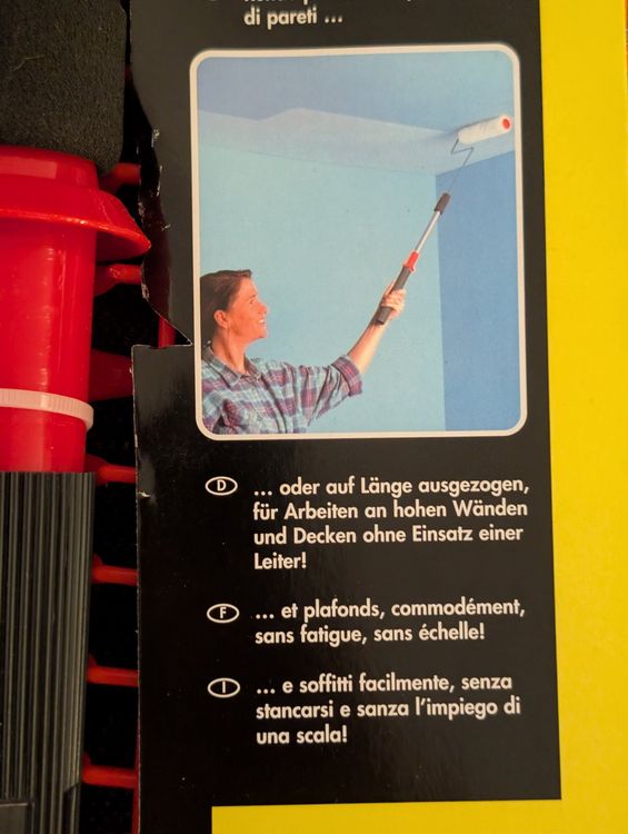 Teleskop Farb Roller, Rollex Vario Plus Farbroller + Gitter (Neu und ...