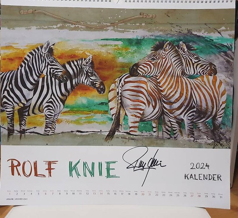 Rolf Knie Kalender 2024 Handsigniert (Neu (gemäss Beschreibung)) in Lachen SZ für CHF 22 – mit ...