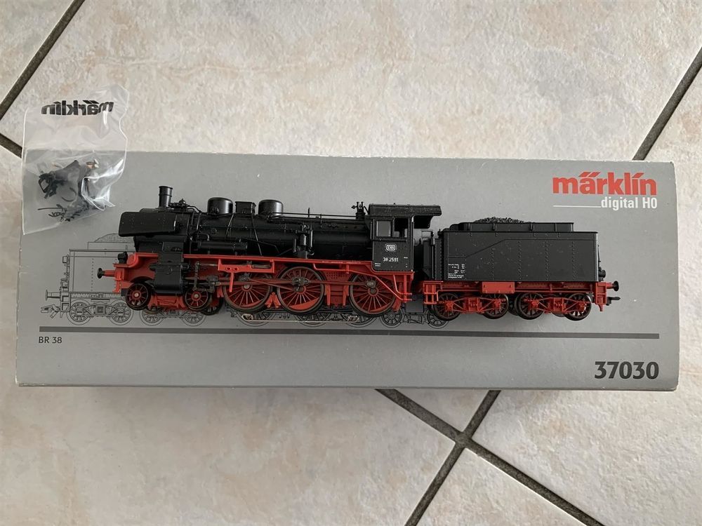 Marklin 37030 Dampflok BR 38 Digital (Neu und originalverpackt) in ...