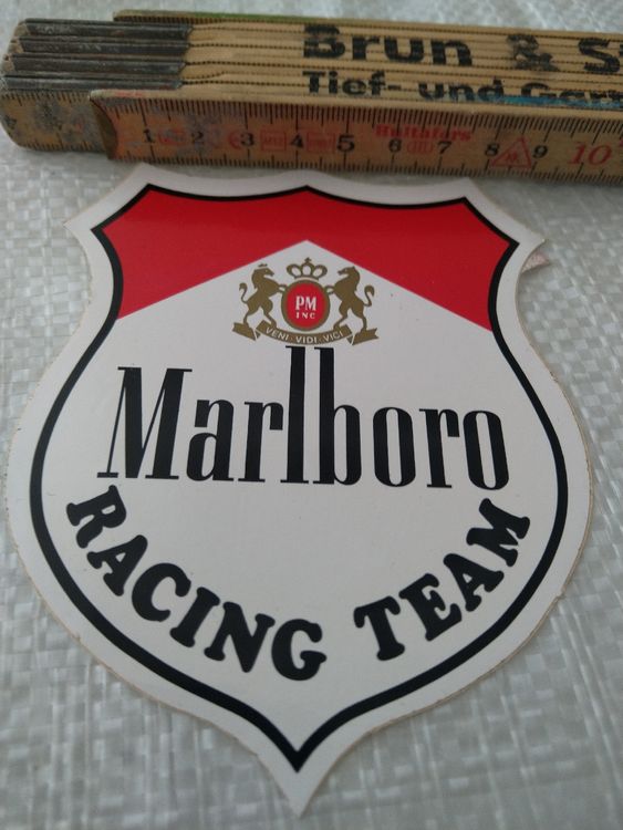 Sticker Marlboro Racing Team Oldy (Neu (gemäss Beschreibung)) in Künten ...