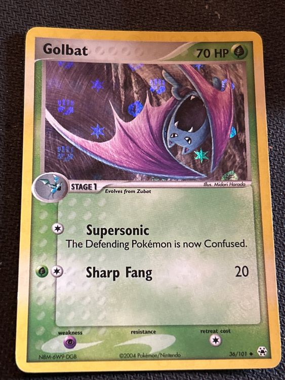 PokemonCardSuperRareHOLO EX Hidden Legends, Golbat holo (Gebraucht) in Lumino für CHF 3.5 – mit ...