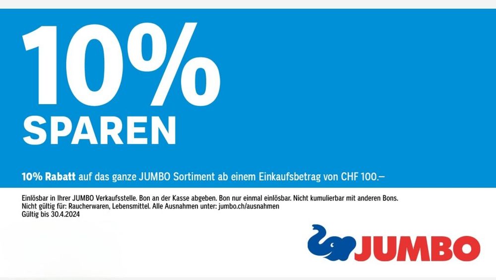 Gutschein Jumbo 10% Rabatt auf das Gesamte Jumbo Sortiment | Kaufen auf ...