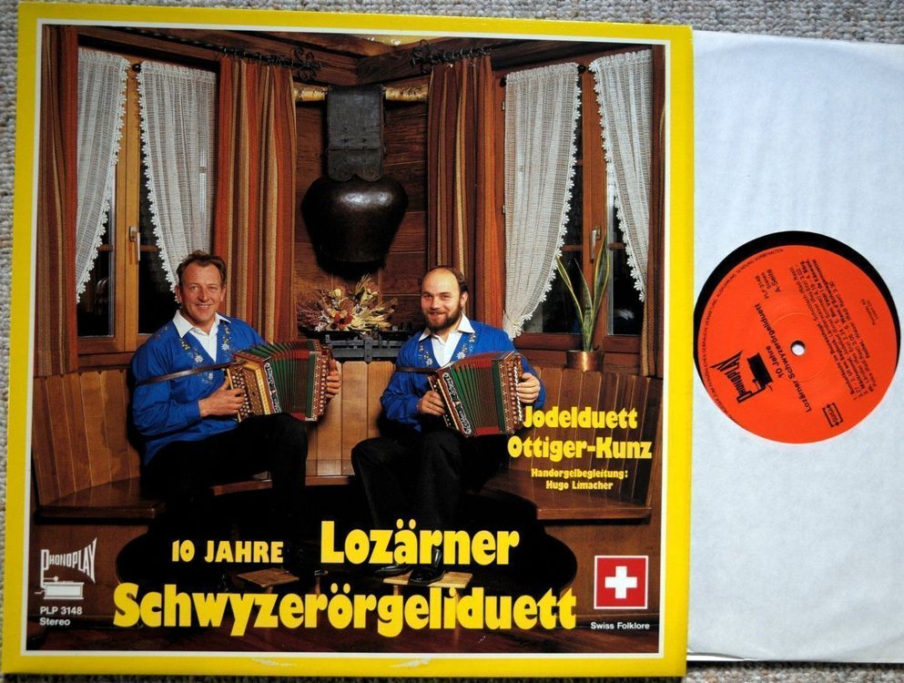 Lozärner Schwyzerörgeliduett 10 Jahre - LP ♪ GEWASCHEN ♪ (Gebraucht) in Unterseen für CHF 8 ...