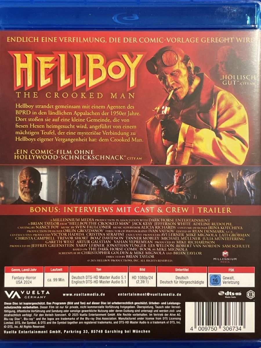 Hellboy : The Crooked Man (2025) (Neu (gemäss Beschreibung)) in ...