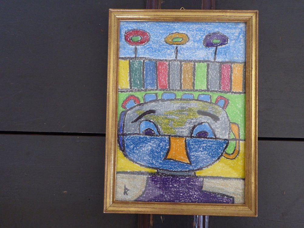 Kurt Lustenberger *53 -Portrait- Outsider Art Malerei | Kaufen auf Ricardo