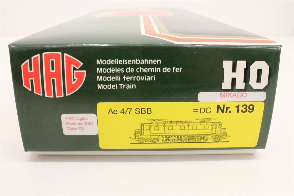 HAG 139 Ae 4/7 SBB "Mikado" DC Digit. H0 | Kaufen auf Ricardo
