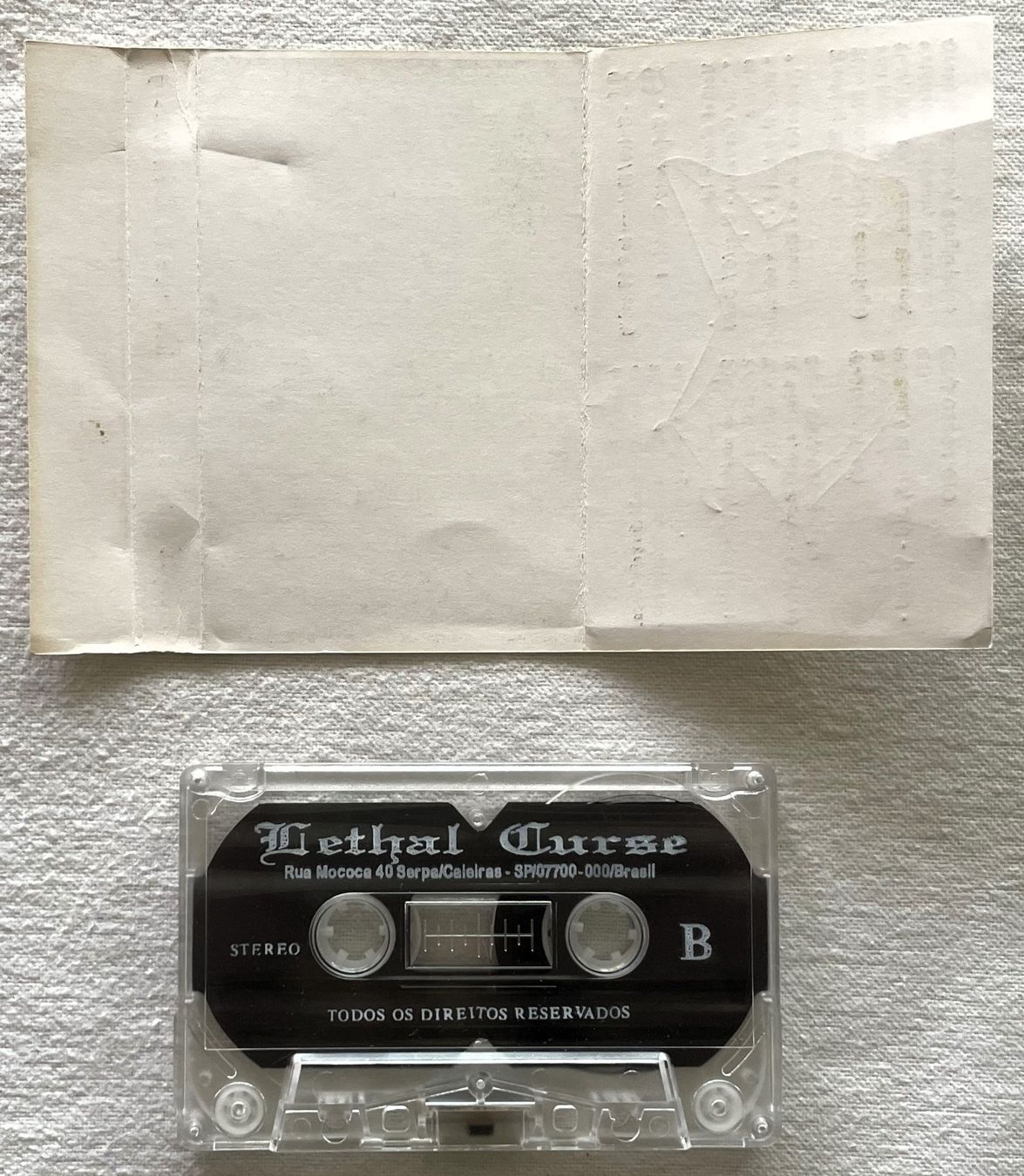 Lethal Curse – Return To Obscurity - Demo Tape 1994 - Brazil (Gebraucht ...