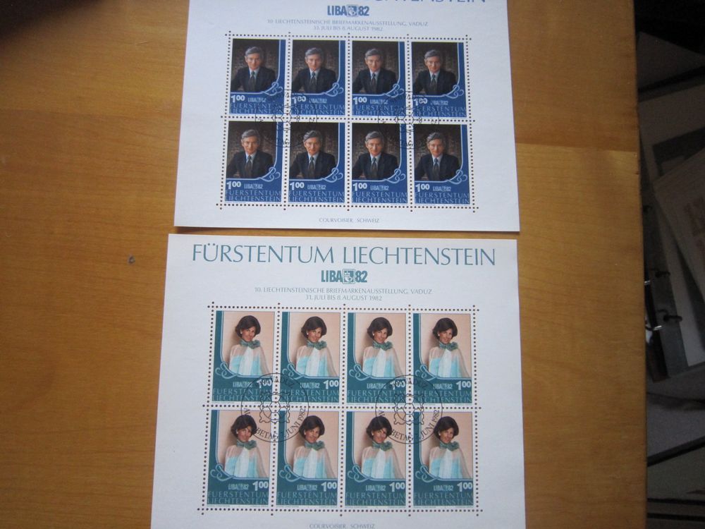 FL Liba 1982 Blöcke mi ET Stepel (Neu (gemäss Beschreibung)) in Gordola für CHF 1 – mit ...