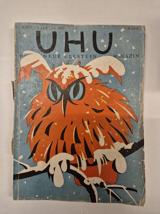 UHU Magazin Januar 1925, Illustrierte Zeitgeschichte (Gebraucht) in ...