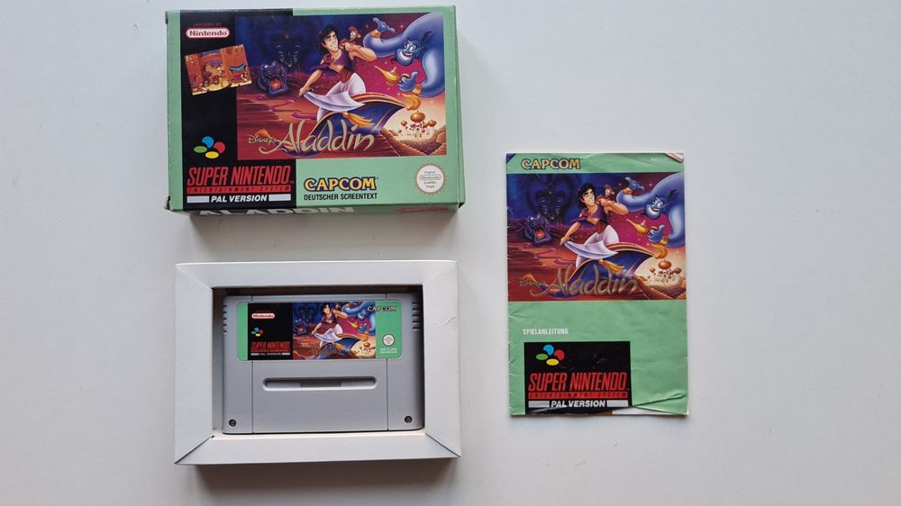 Super Nintendo - SNES: Disney's Aladdin Videospiel: Super N (Gebraucht ...