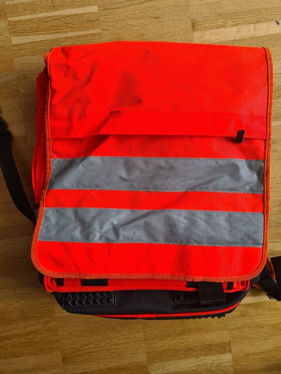 SBB-Sicherheitsrucksack orange mit Reflektorstreifen (Gebraucht) in ...
