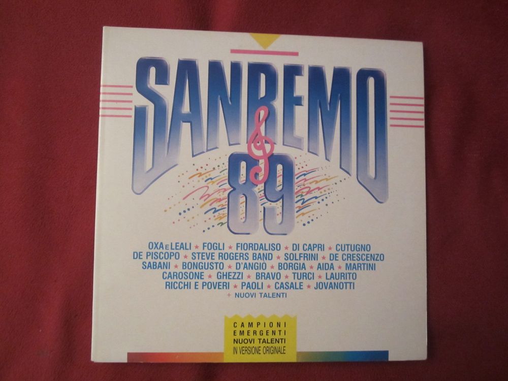 Italienische Sanger 80er