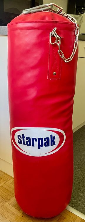 Starpak Boxsack, Leder, rot, 25 kg, top Zustand (Gebraucht) in Zürich ...