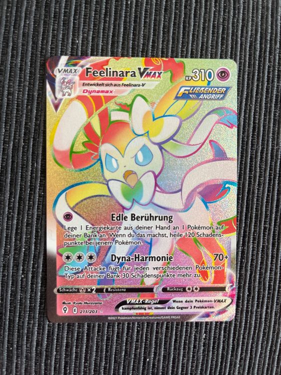 Pokemon Feelinara Vmax Rainbow Evolving Skies Deutsch | Kaufen auf Ricardo