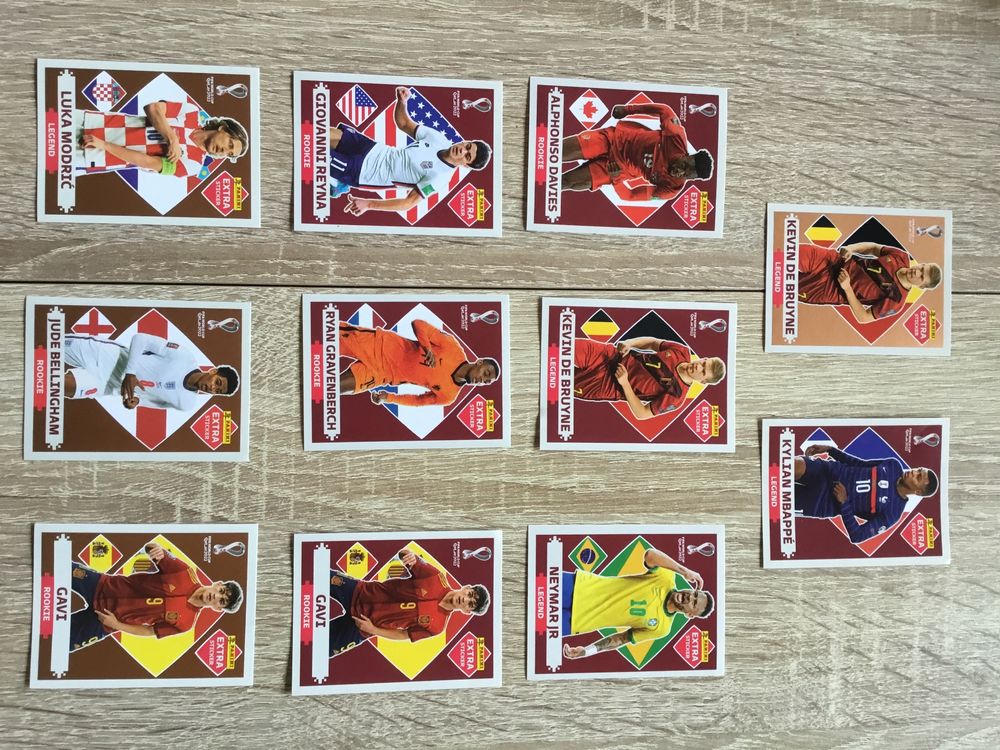 Panini 11 extra sticker legend rookie 7 normal + 4 bronze | Kaufen auf ...